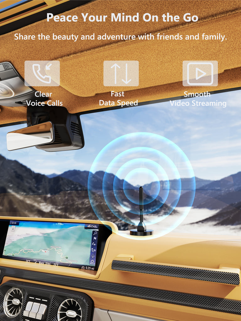 C50 Series | Vehicle Cell Phone Signal Booster with Inside Magnetic Ro ...